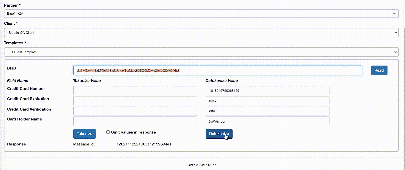 Tokenize and Detokenize with ShieldConex Virtual Terminal